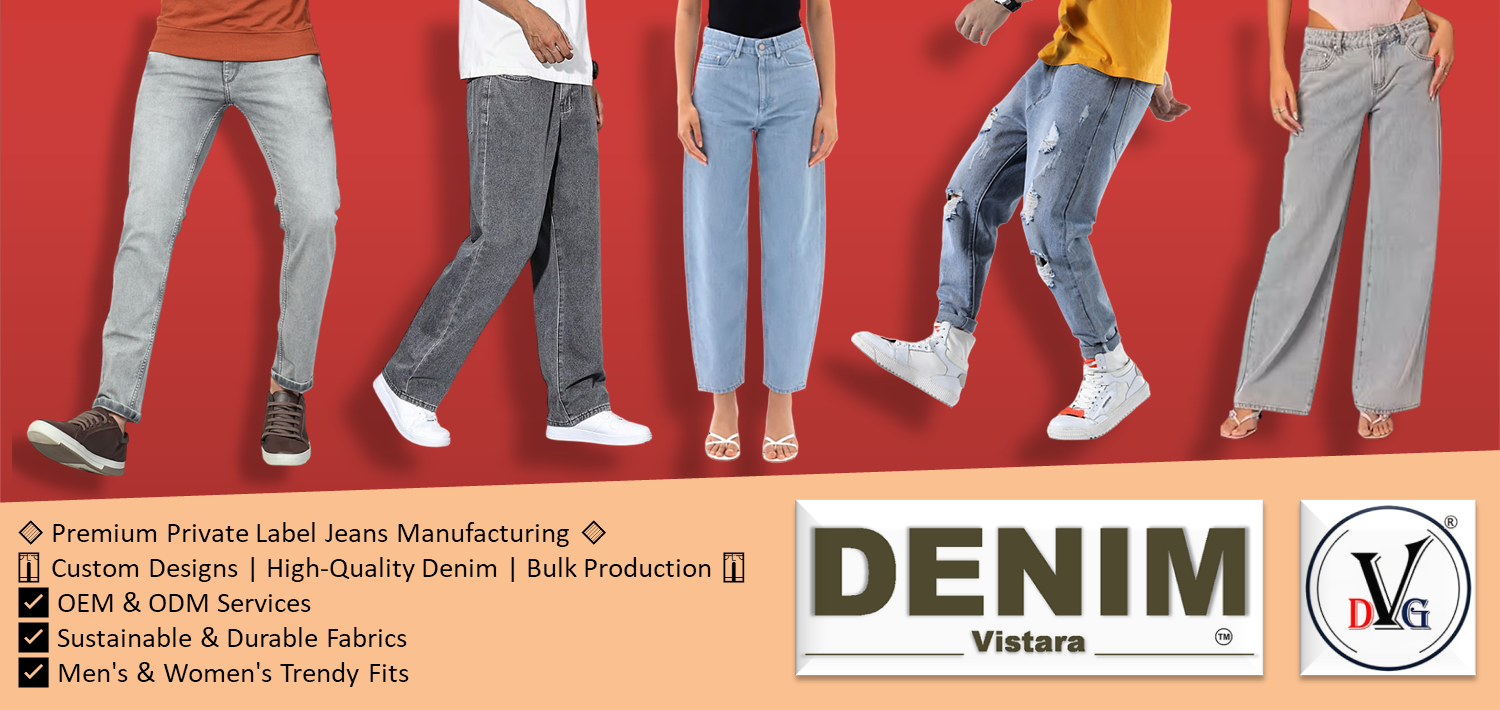 Private Label Jeans Manufacturing – Custom Denim Solutions – Denim Vistara